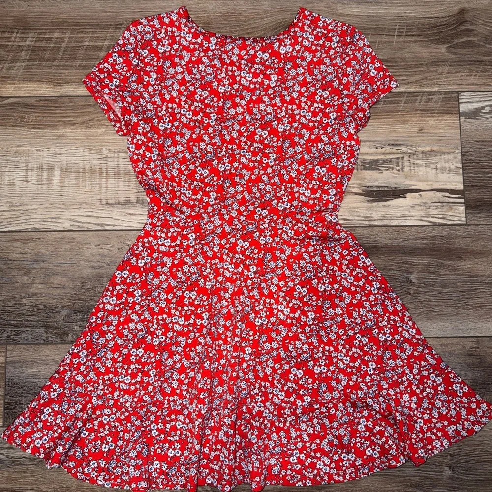 Copper Key | Dresses | Copper Key Red Floral Dress | Poshmark